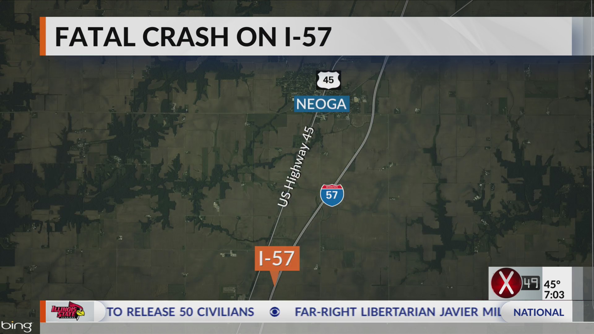 Two dead, two injured after crash on I-57 near Neoga – WCIA.com