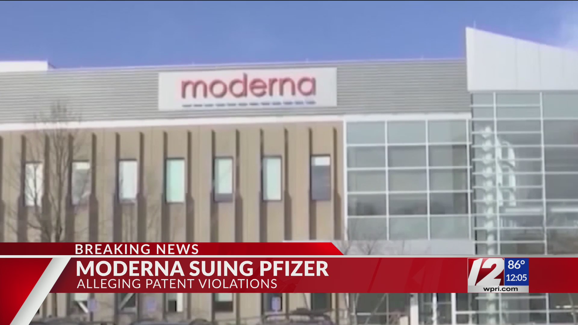 Moderna sues Pfizer-BioNTech over COVID-19 vaccine patents – WPRI.com