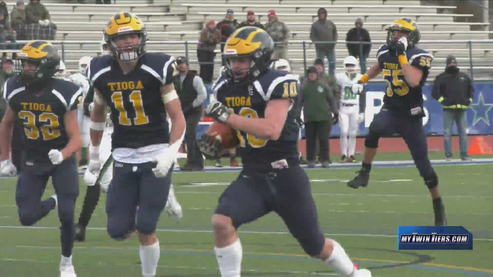 Tioga football cruises back to third straight state title game – WETM ...