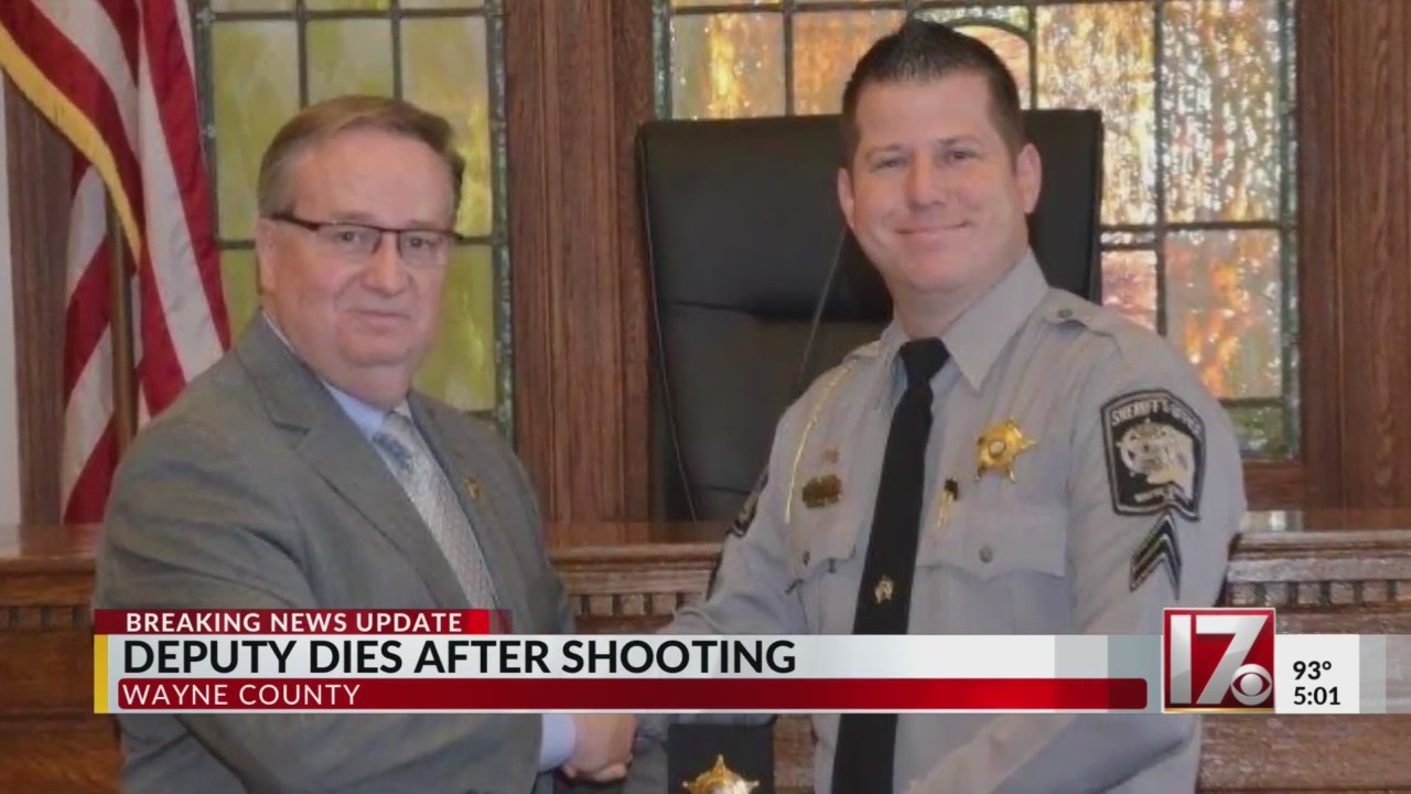 Wayne County deputy dies after being shot in standoff, memorial formed ...