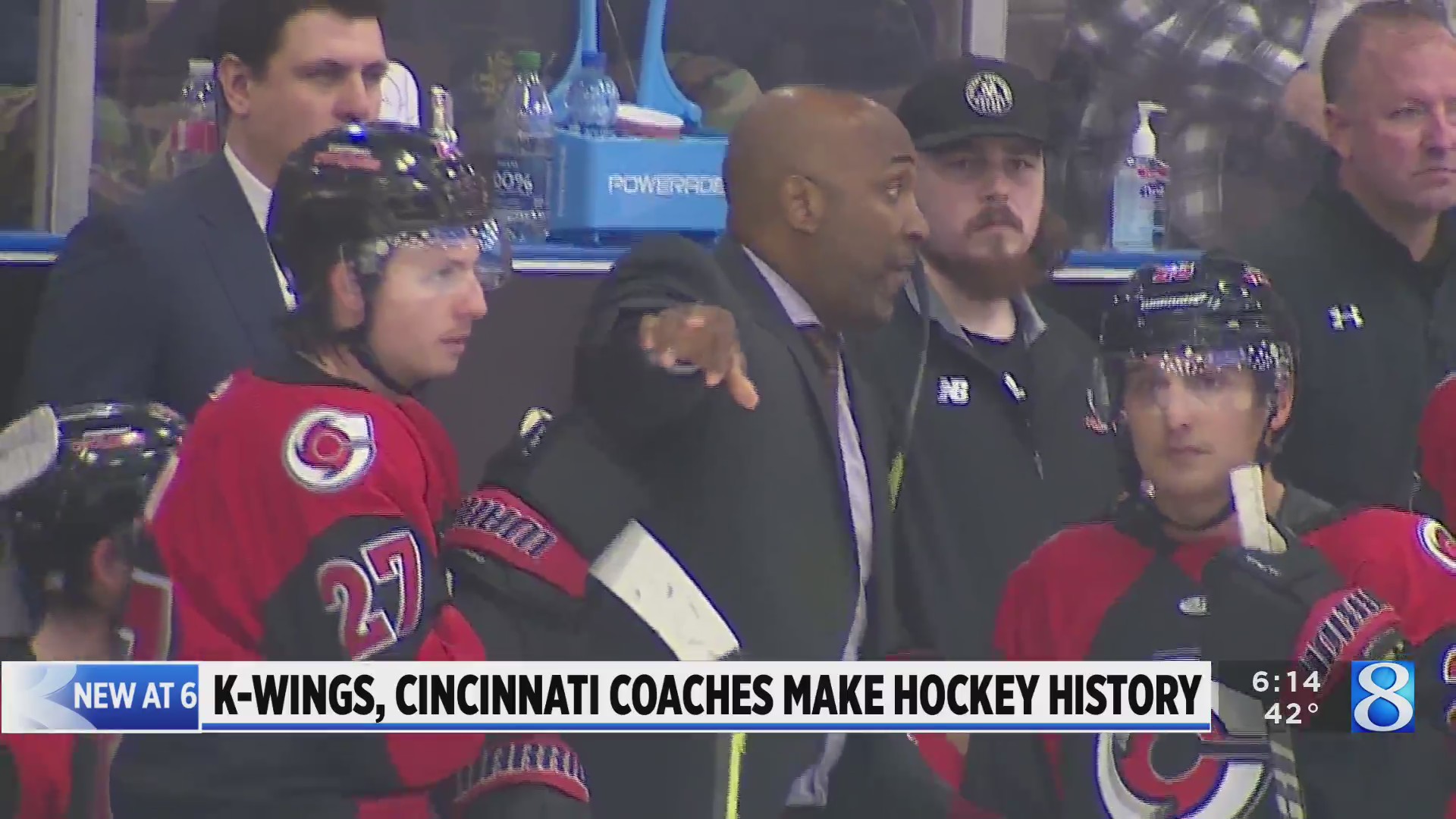 ‘Humbling, honored’: K-Wings, Cincinnati coaches make hockey history ...