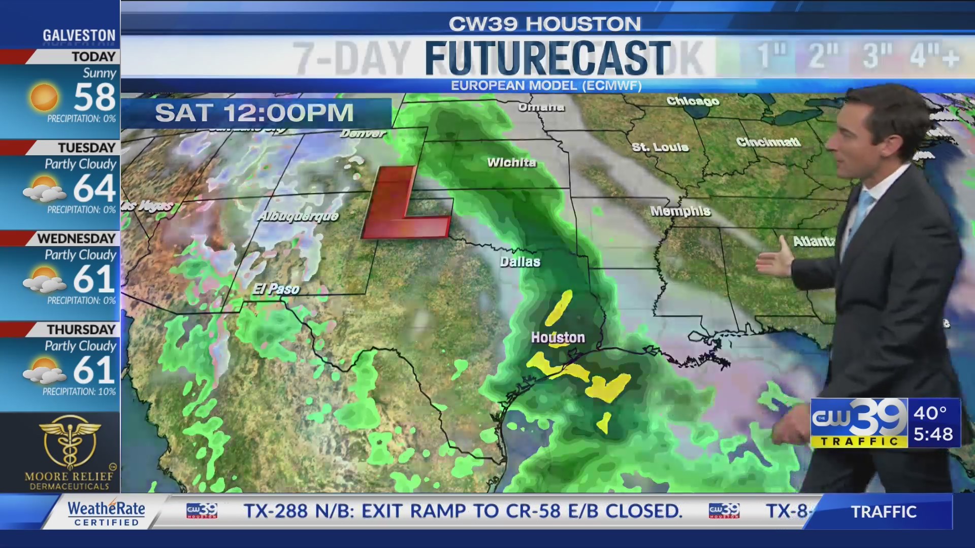 Widespread rain returns at the end of the week – CW39 Houston