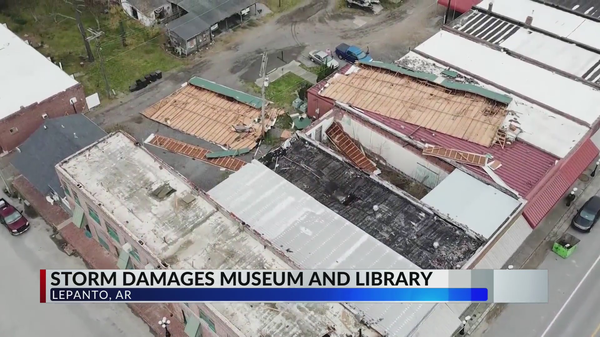 Storm mangles museum, library in Lepanto, Ark. – WREG.com
