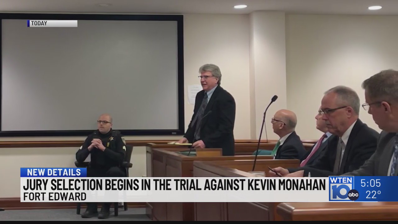 Jury selection begins in the trial against Kevin Monahan – NEWS10 ABC