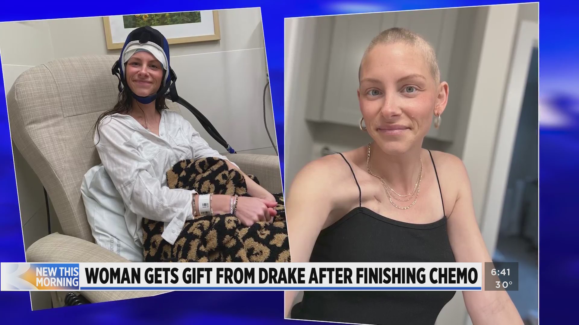Drake surprises cancer survivor from W. MI with $100K donation – WOODTV.com