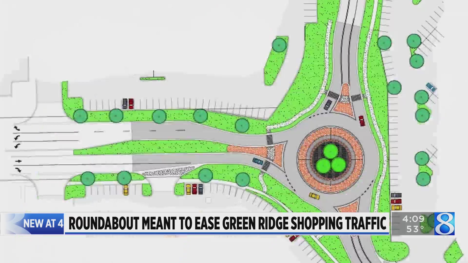 Planned roundabout meant to ease Green Ridge shopping traffic – WOODTV.com