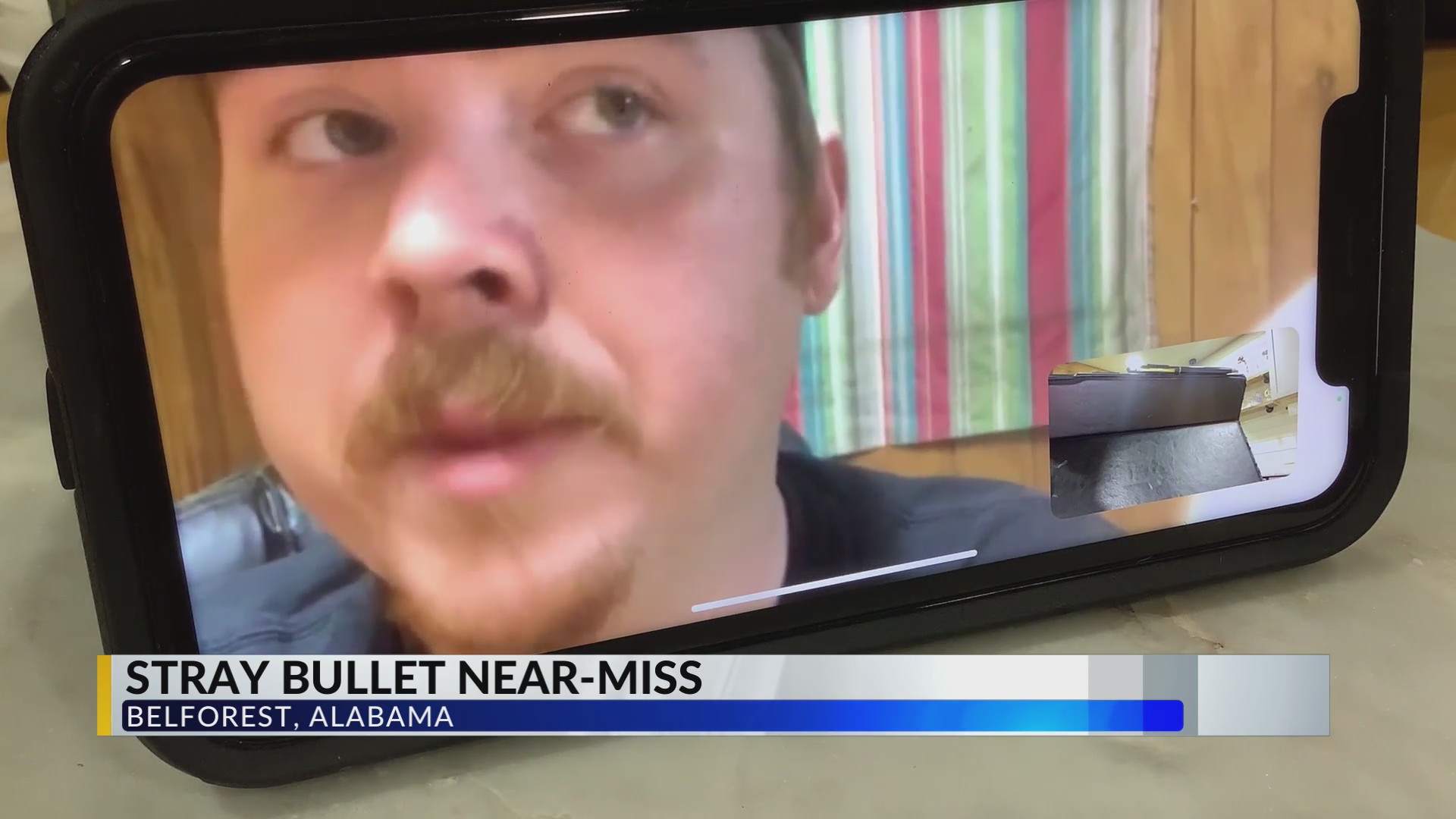 Man says stray bullet nearly hit him in Belforest – WKRG News 5