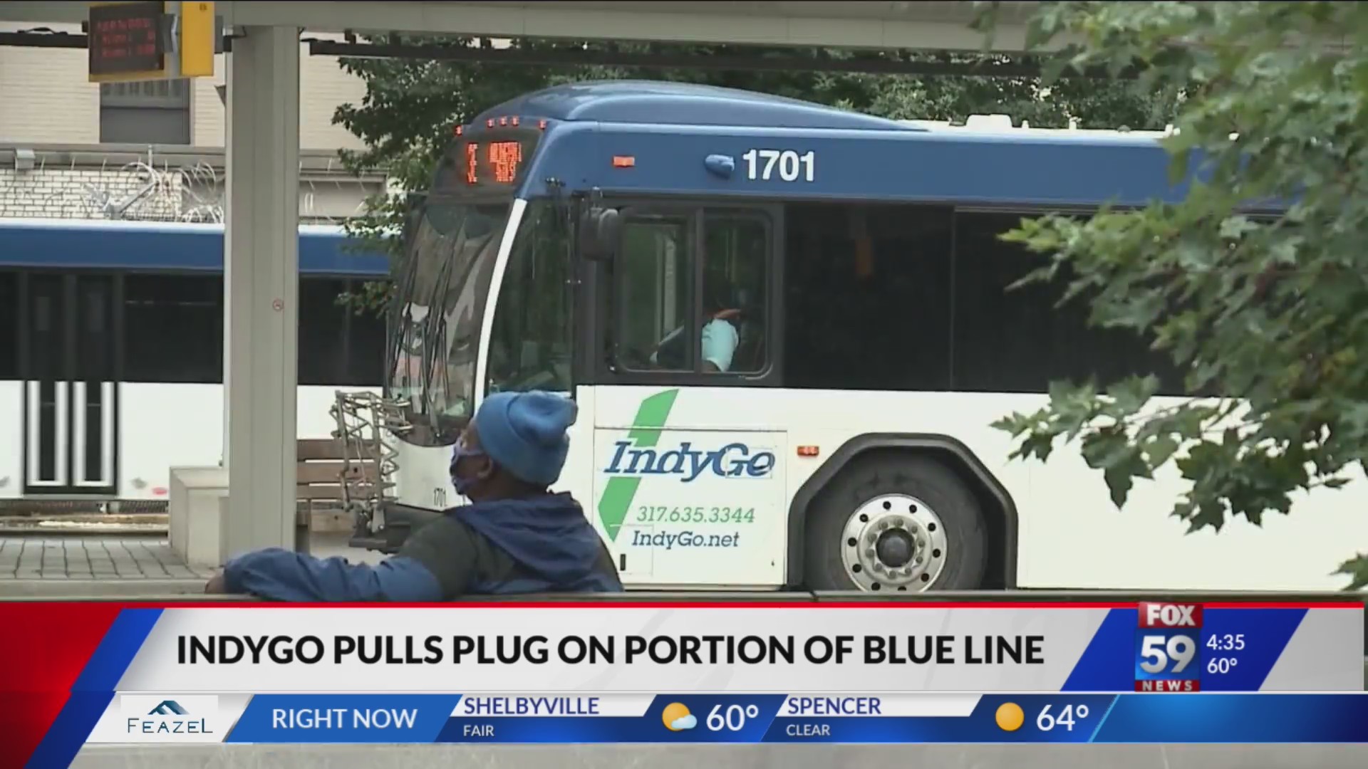 IndyGo pulls plug on portion of blue line – Fox 59