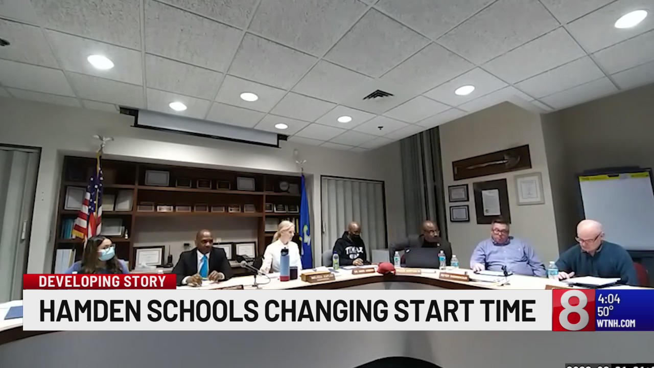 Hamden schools changing start time – WTNH.com
