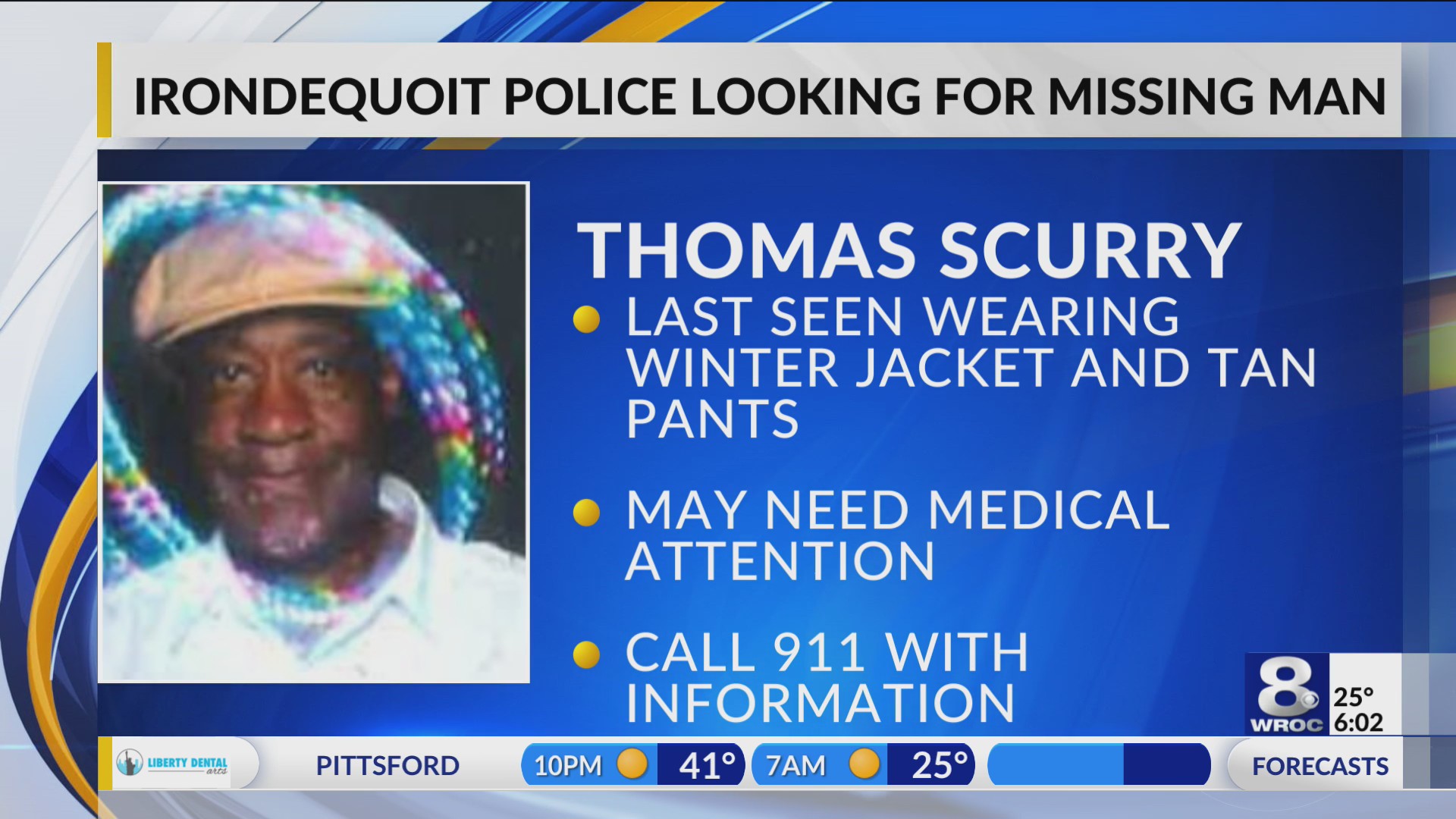 Missing person: Have you seen Thomas J. Scurry? – RochesterFirst