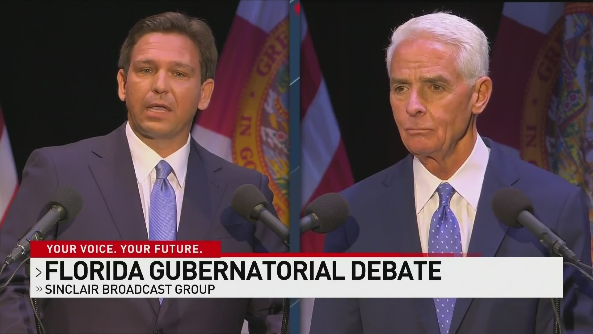 Florida gubernatorial debate: Ron DeSantis vs. Charlie Crist – WFLA