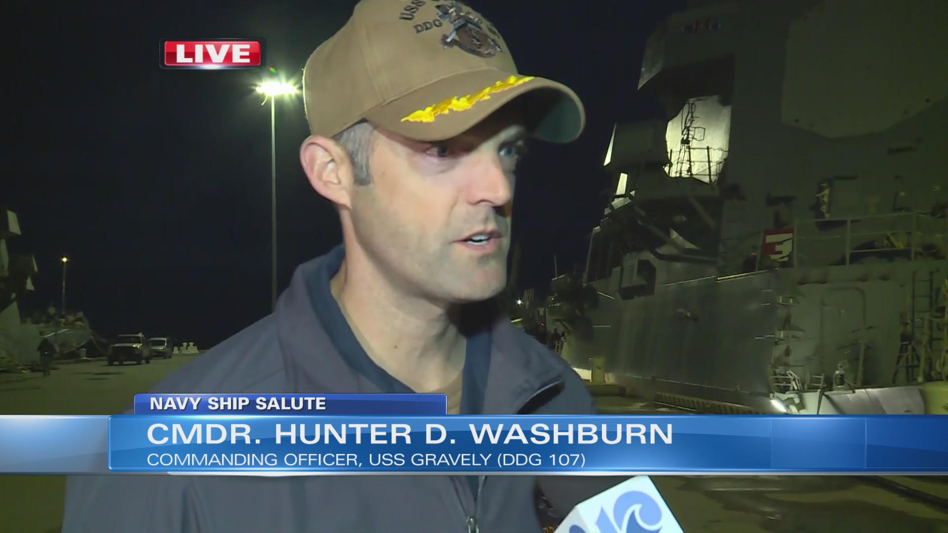 WAVY’s Navy Ship Salute: USS Gravely Commanding Officer – WAVY.com