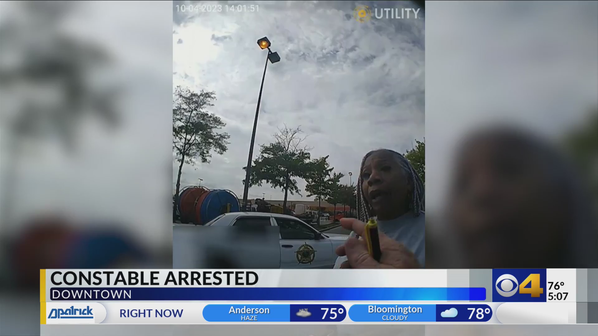 Body camera footage shows Center Township Constable cursing out police ...