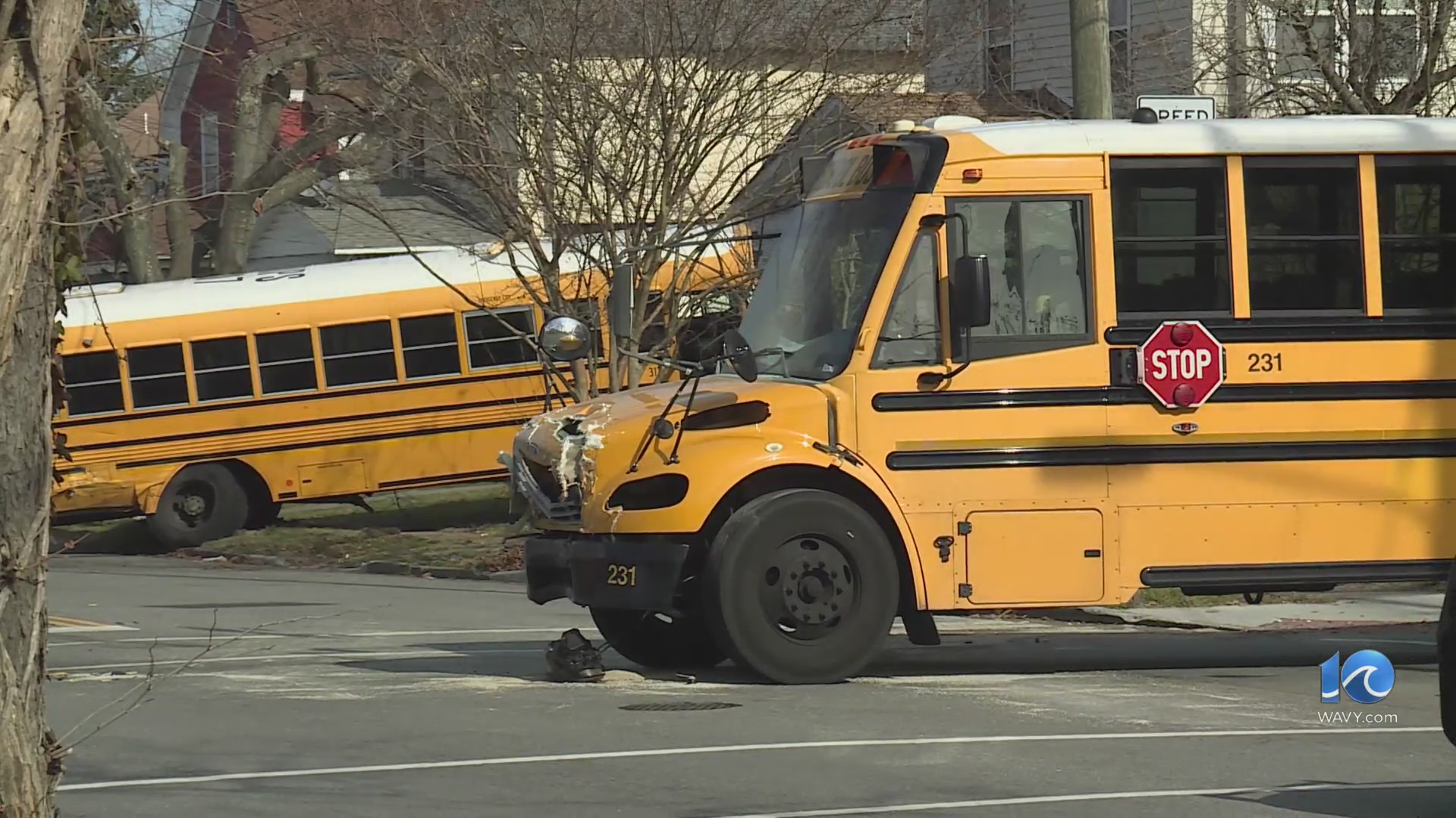 School bus driver crashes into NN house – WAVY.com