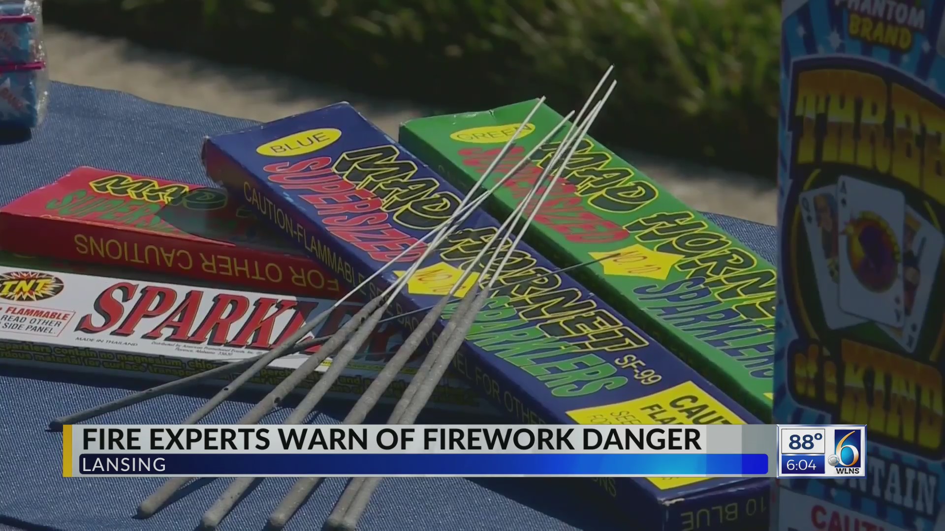 Fire Experts Warn of Firework Danger – WLNS 6 News