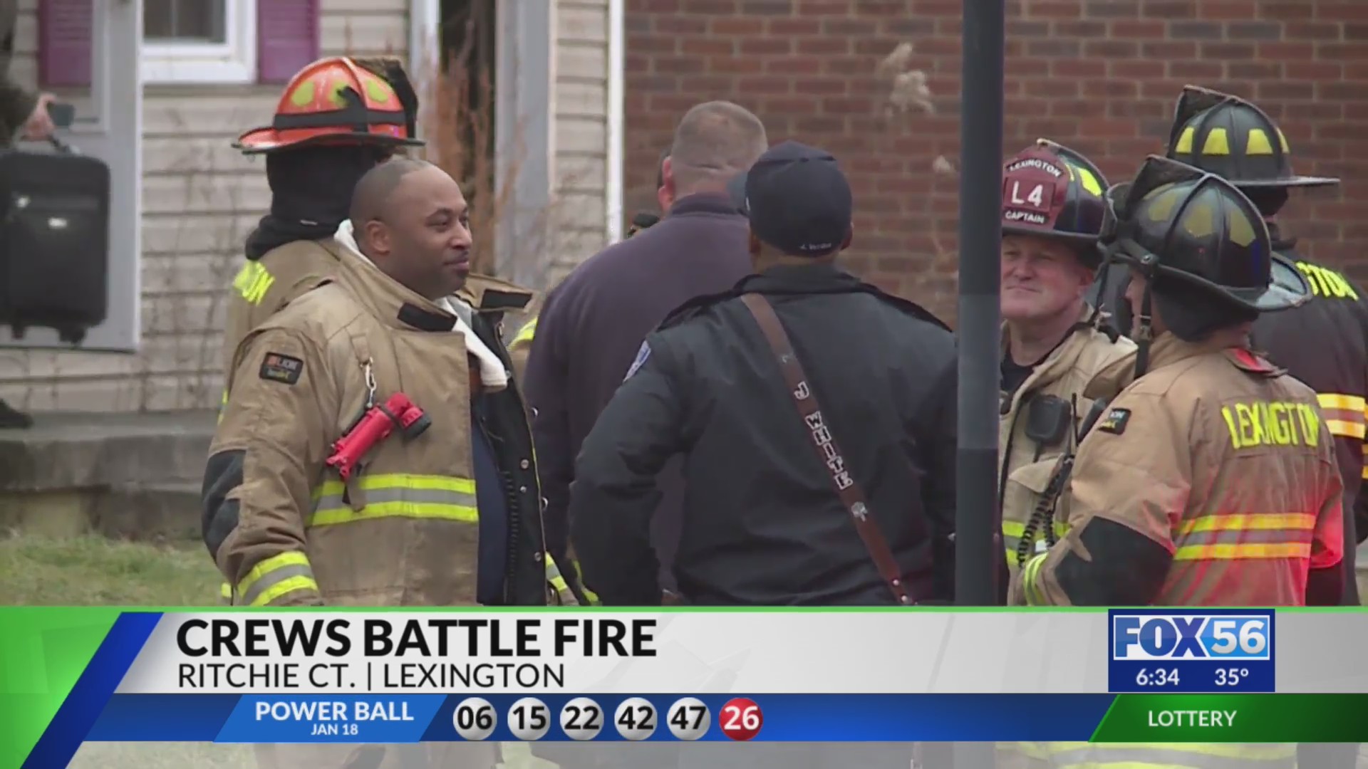 Lexington Fire Department battle Ritchie Court Fire – FOX 56 News