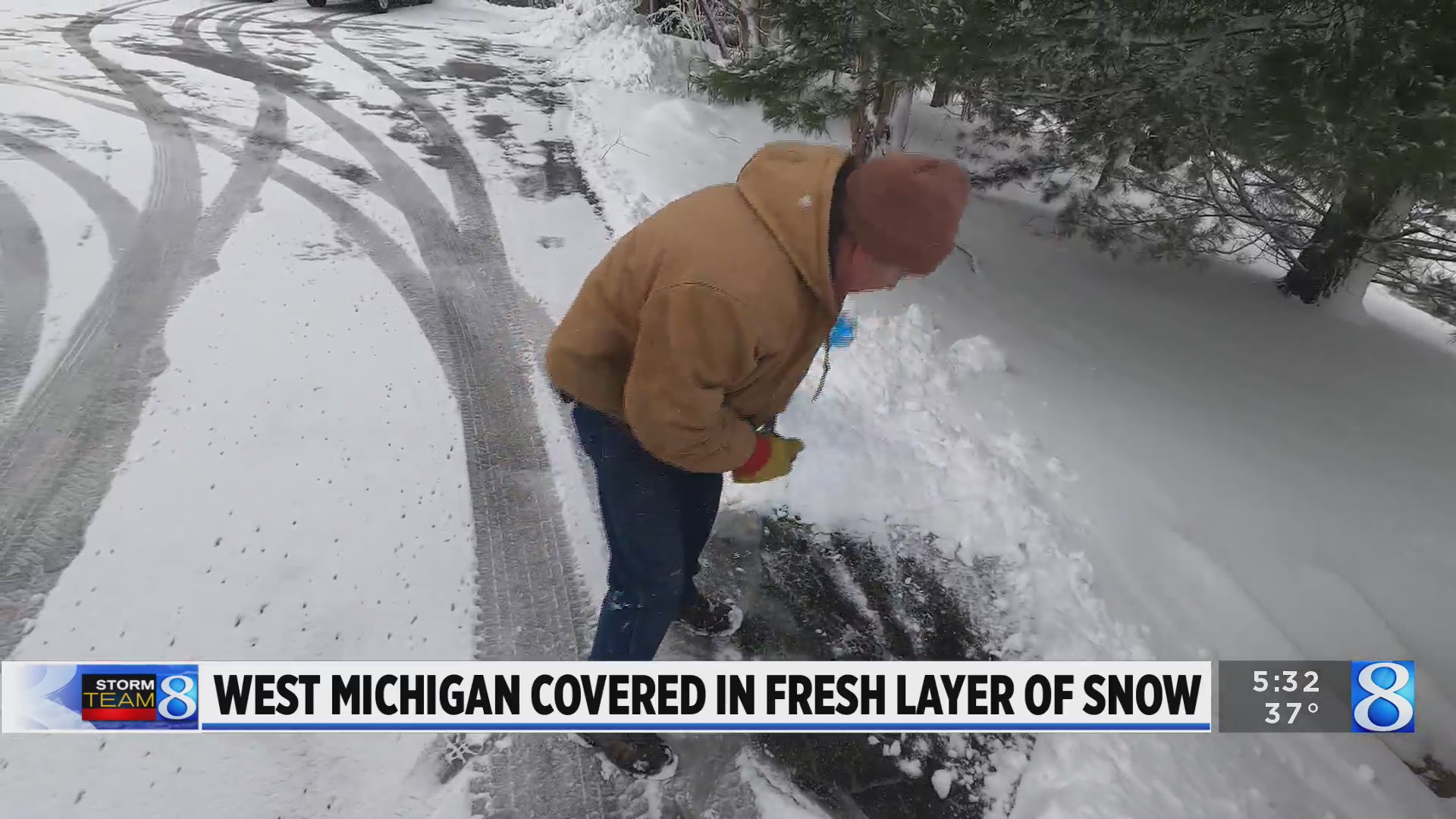 Snow totals: Snowfall stacks up across West Michigan – WOODTV.com