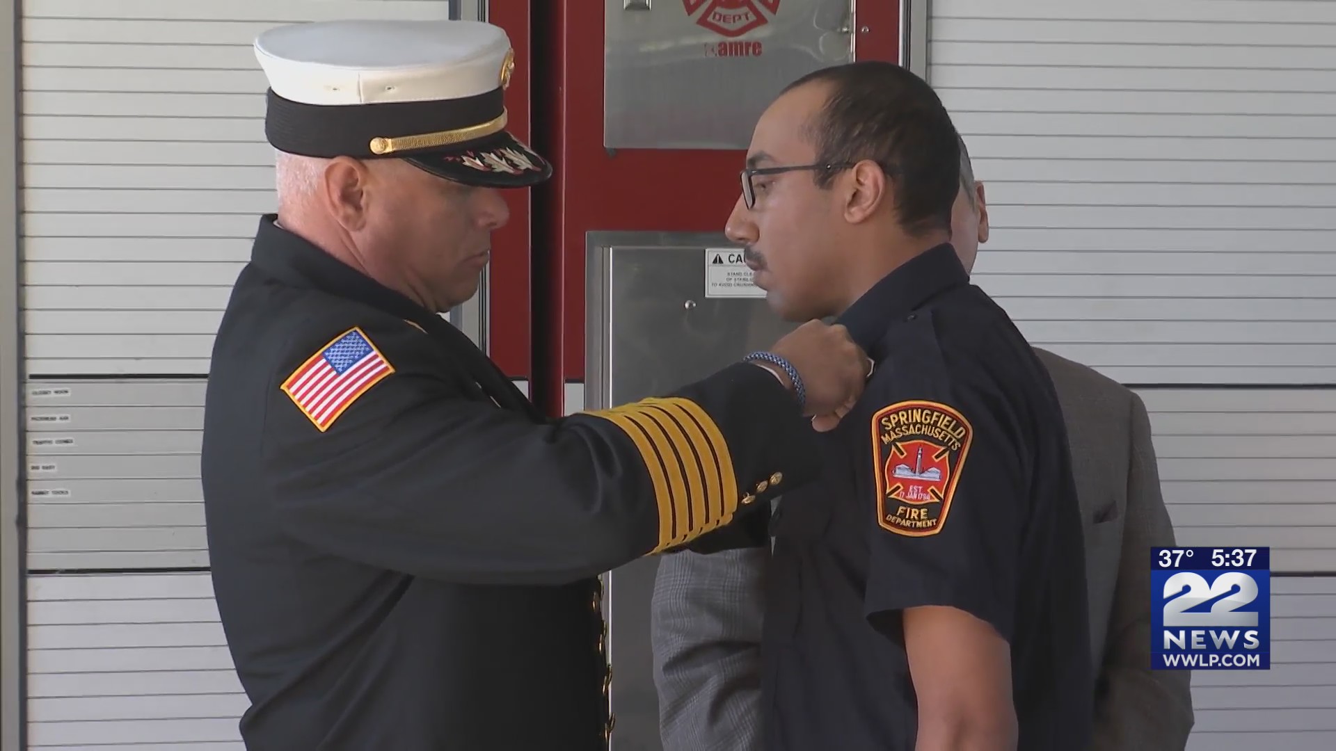 City of Springfield welcomed new firefighters with pinning ceremony – WWLP