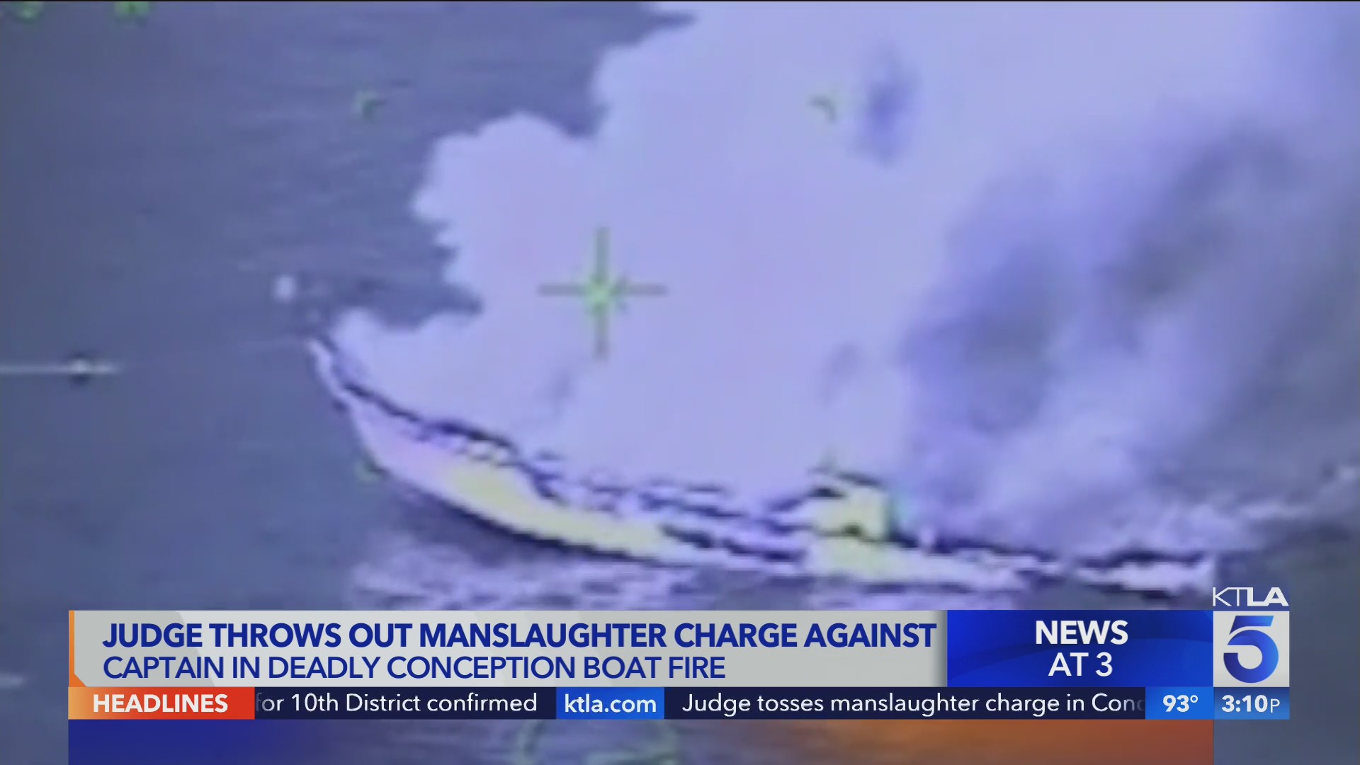 Judge tosses manslaughter charge in Conception boat fire that killed 34 ...