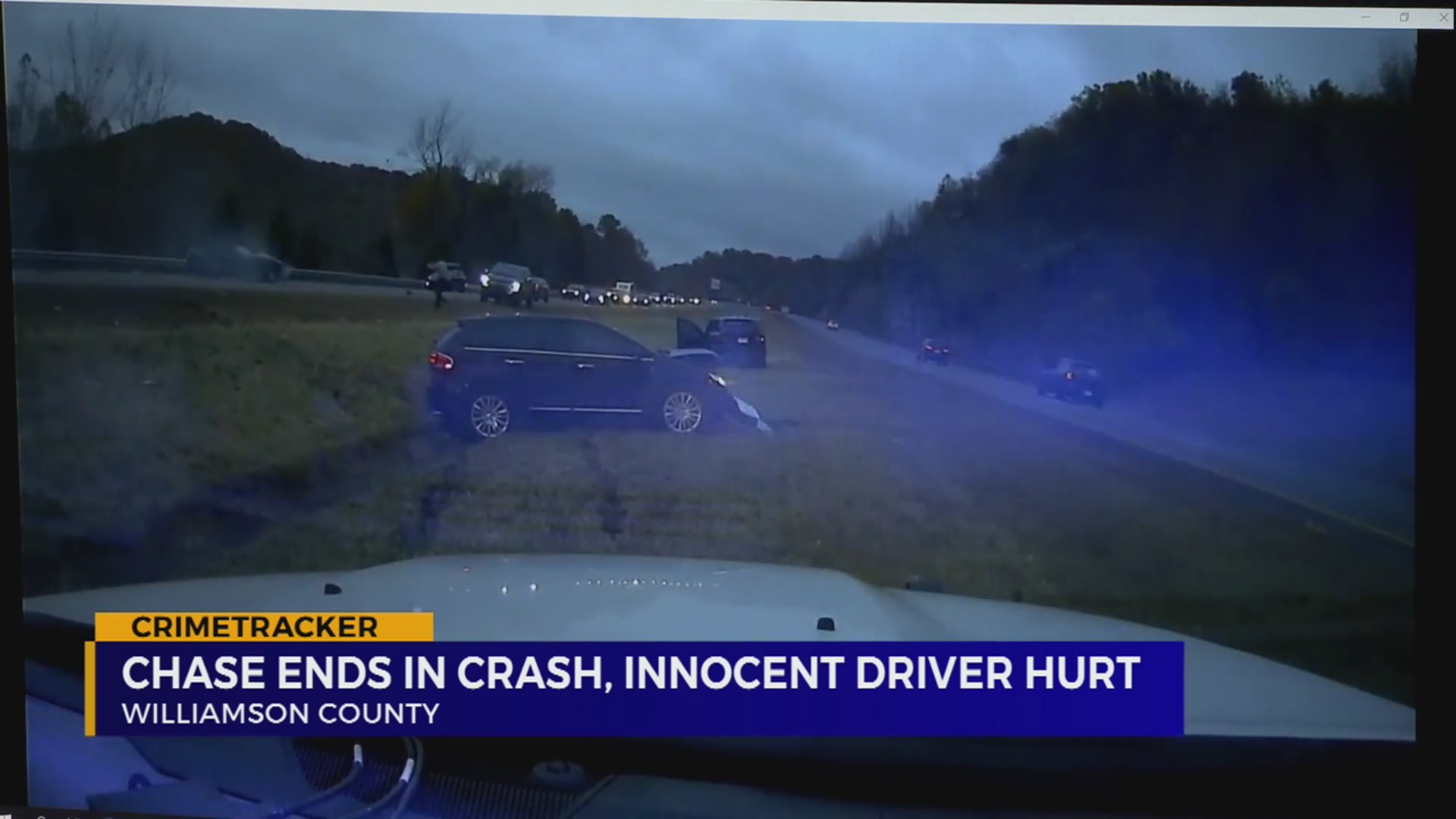 Chase Ends In Wrong Way Driving Crash Wkrn News 2