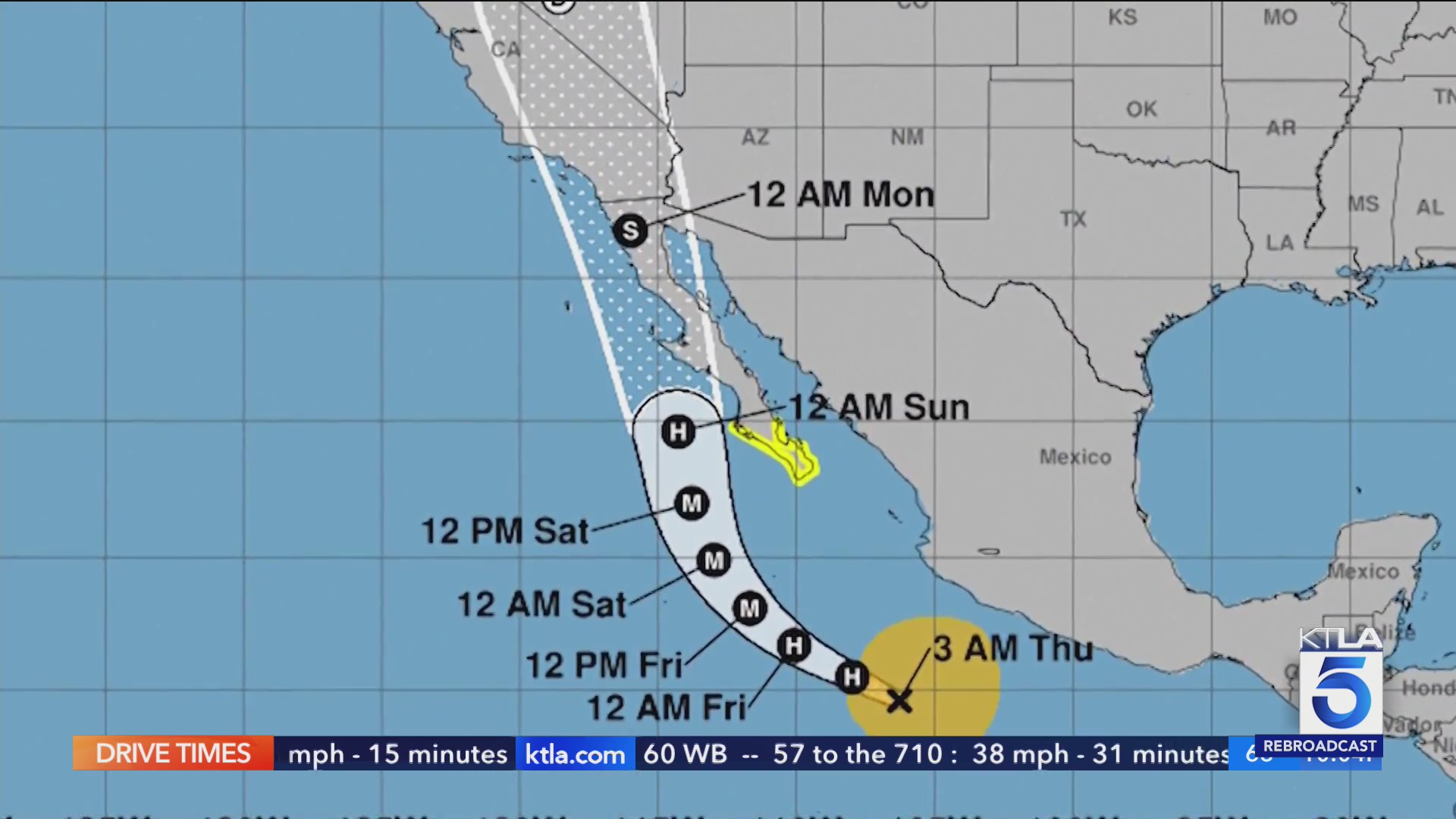 Hurricane Hilary grows into Category 3 hurricane, forecast to bring ...