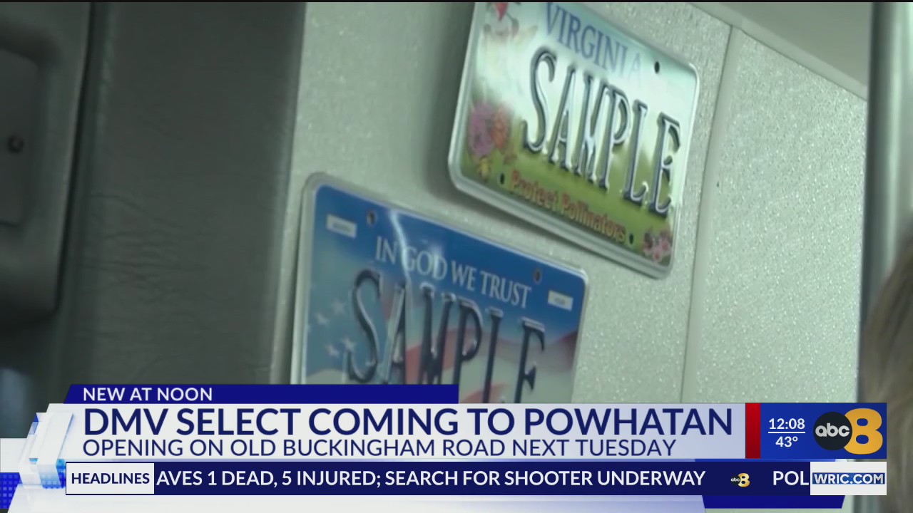 DMV Select location coming soon to Powhatan – WRIC ABC 8News