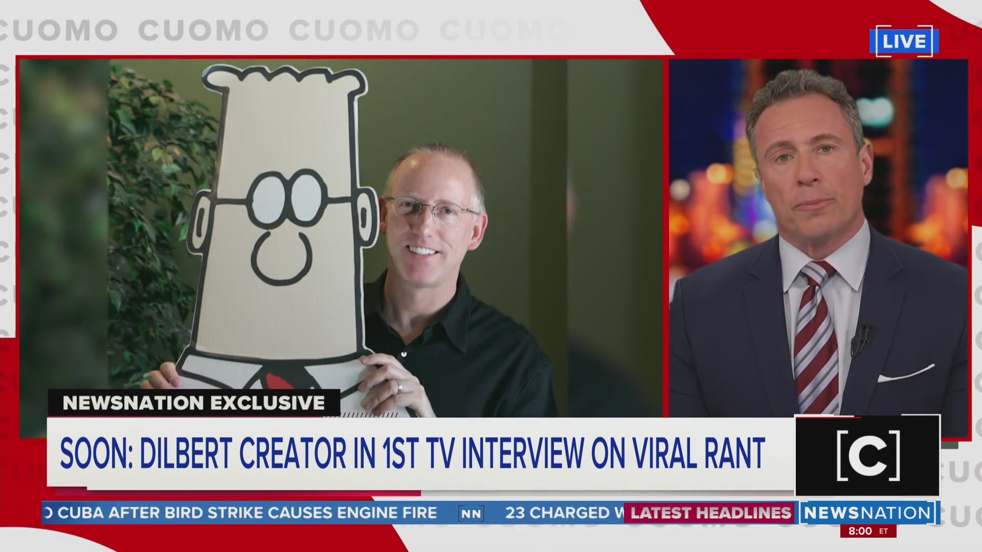 ‘Dilbert’ creator ‘canceled’ due to questionable statements | CUOMO ...