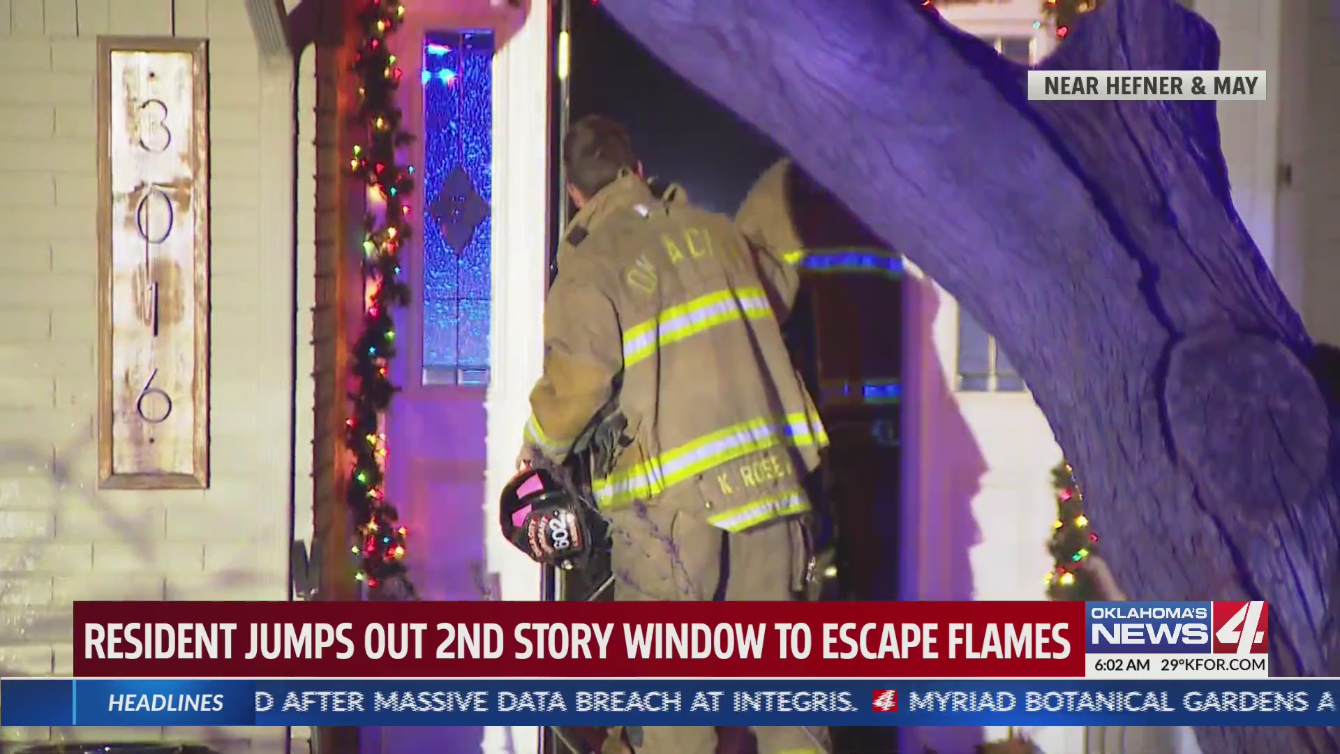 Resident jumps out of 2nd story window to escape fire – KFOR.com ...