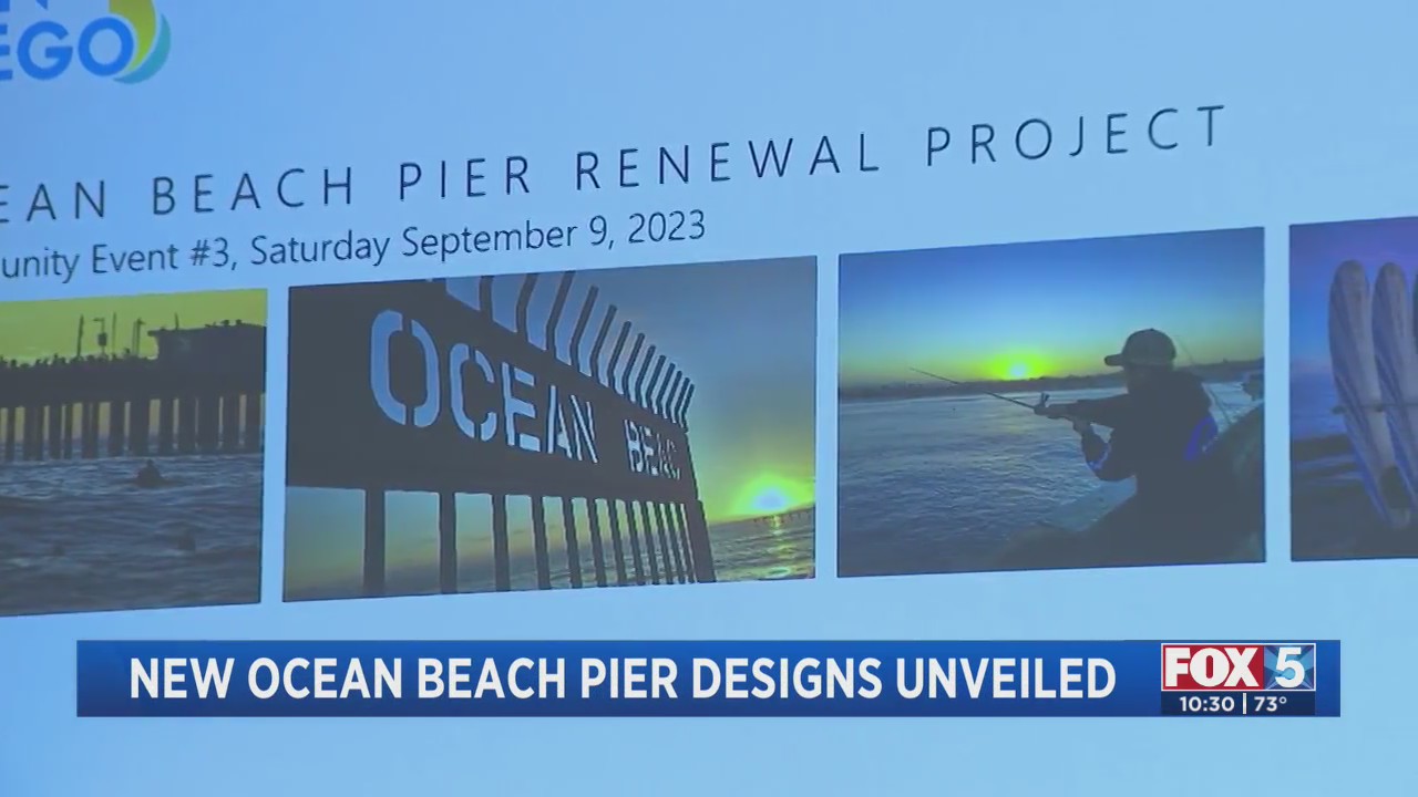New Ocean Beach Pier Designs Unveiled – FOX 5 San Diego & KUSI News