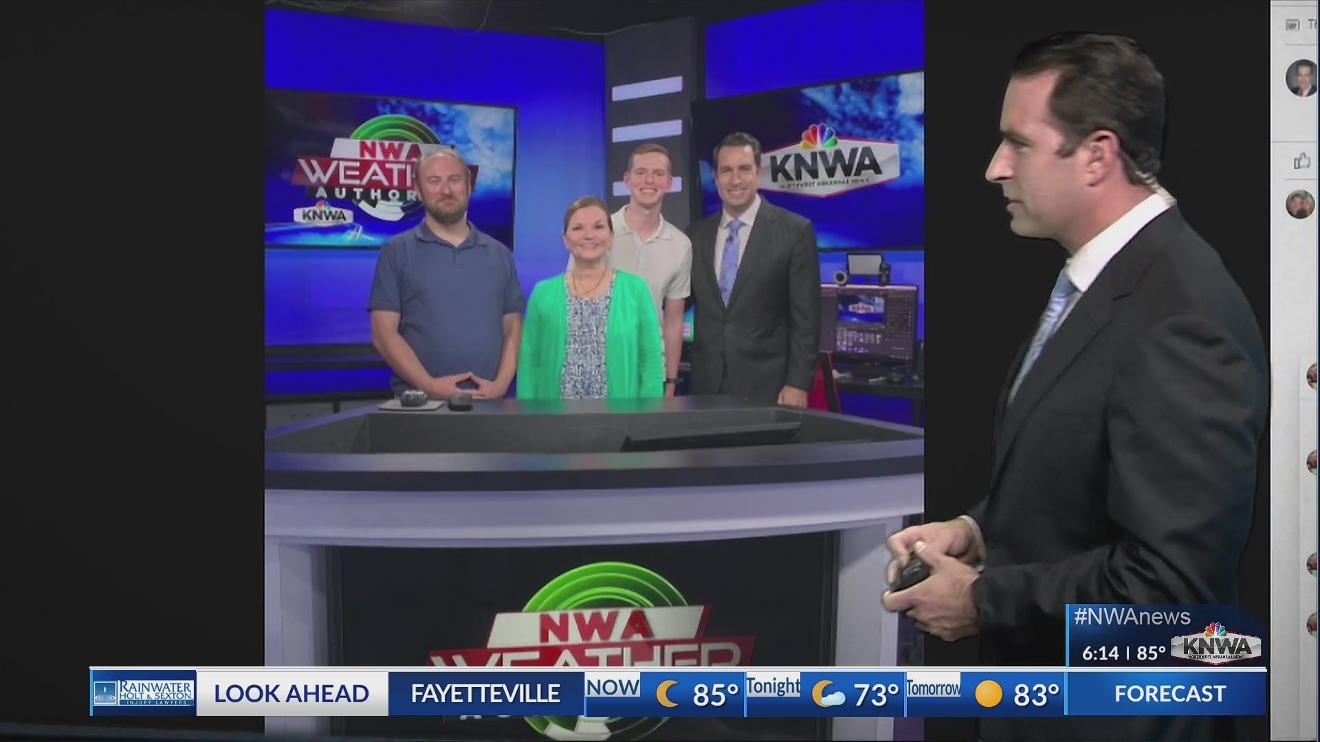 Chandler Harris and Adam Welsher Visit the KNWA Studio – KNWA FOX24