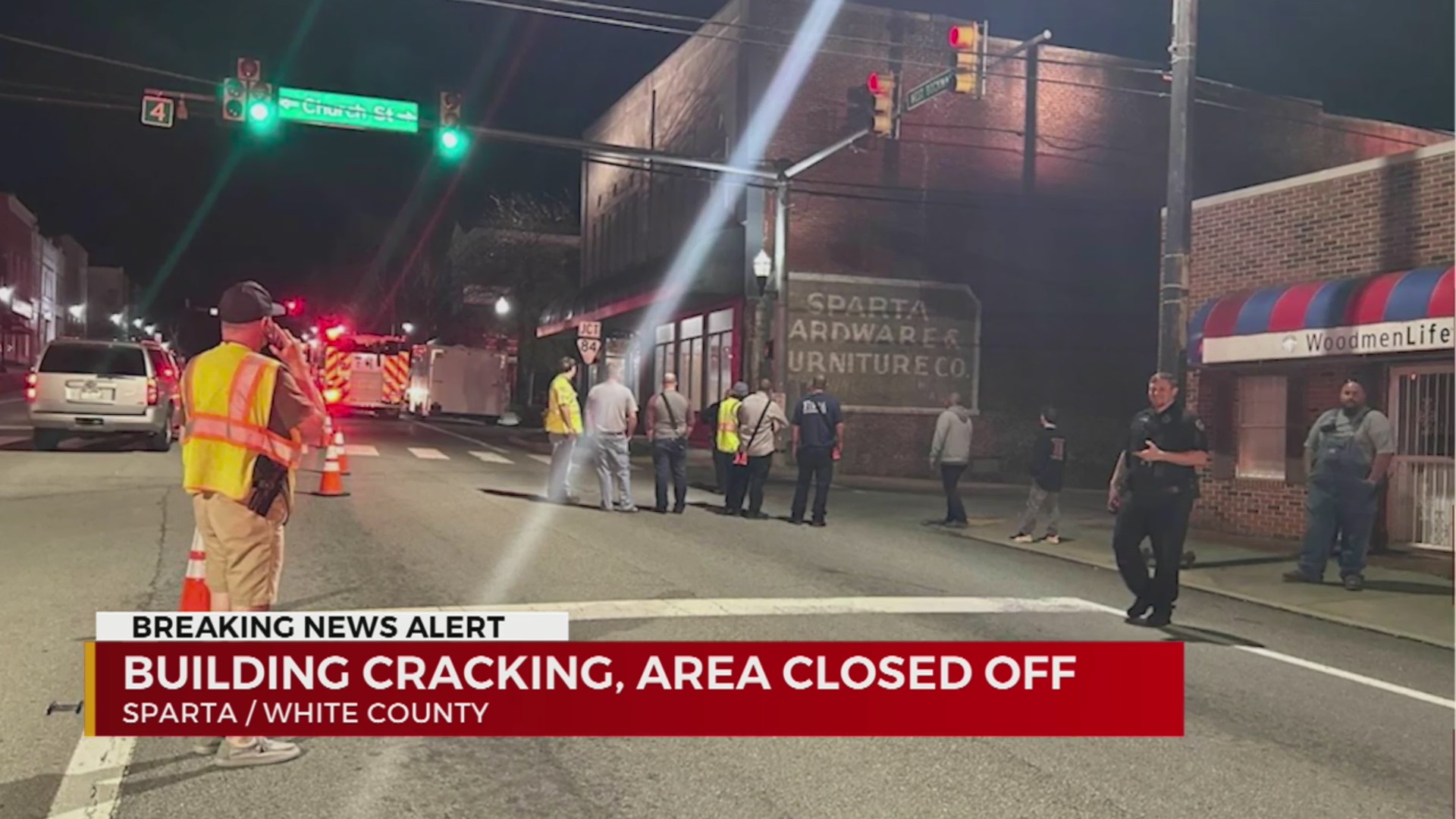 Historic building cracking in Sparta – WKRN News 2