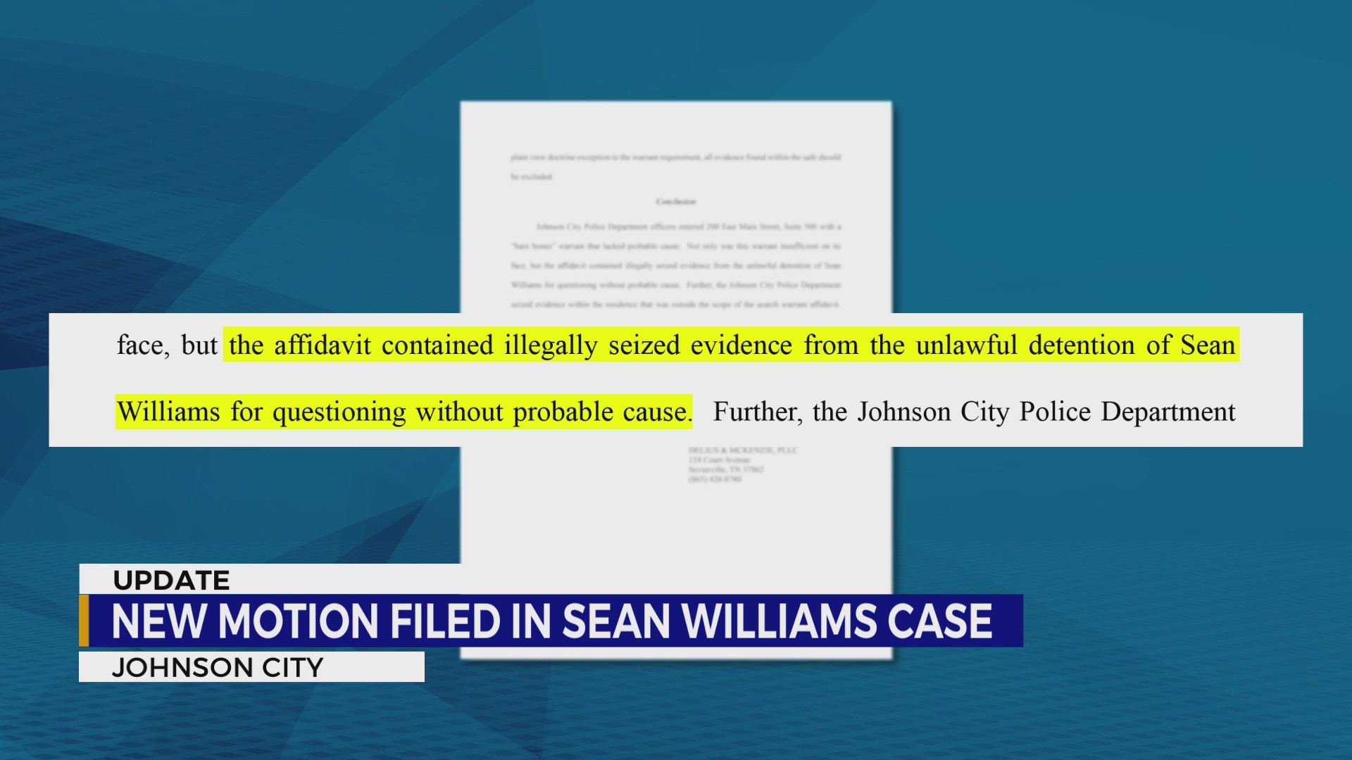 Sean Williams court motion shows JCPD suspected he’d destroyed video ...