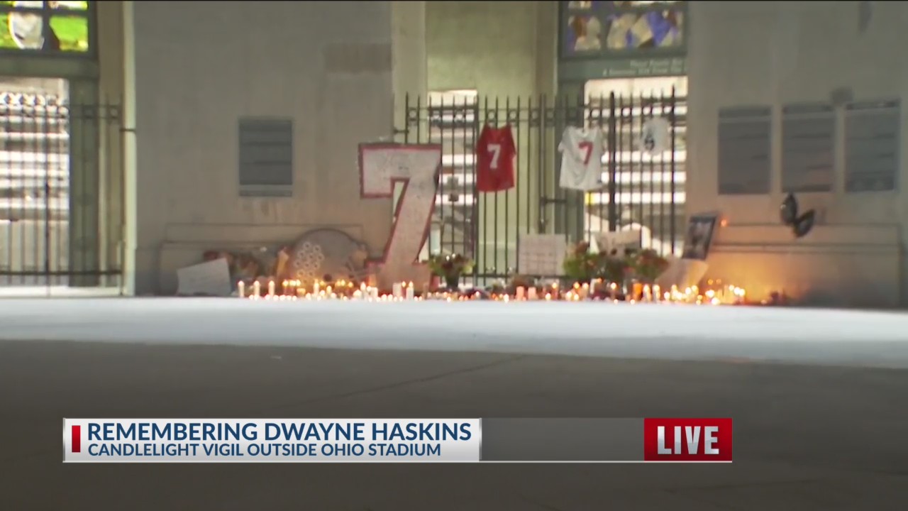 Fans, players pay tribute to Dwayne Haskins at vigil – NBC4 WCMH-TV