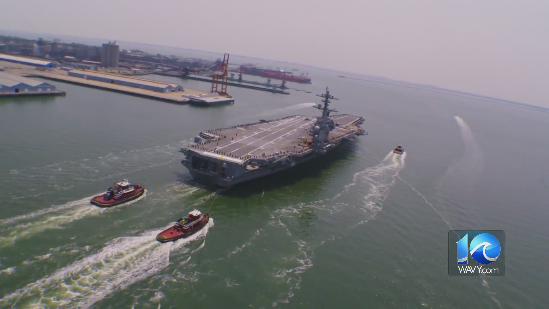 USS George Washington carrier redelivered to Navy after nearly 6-year ...