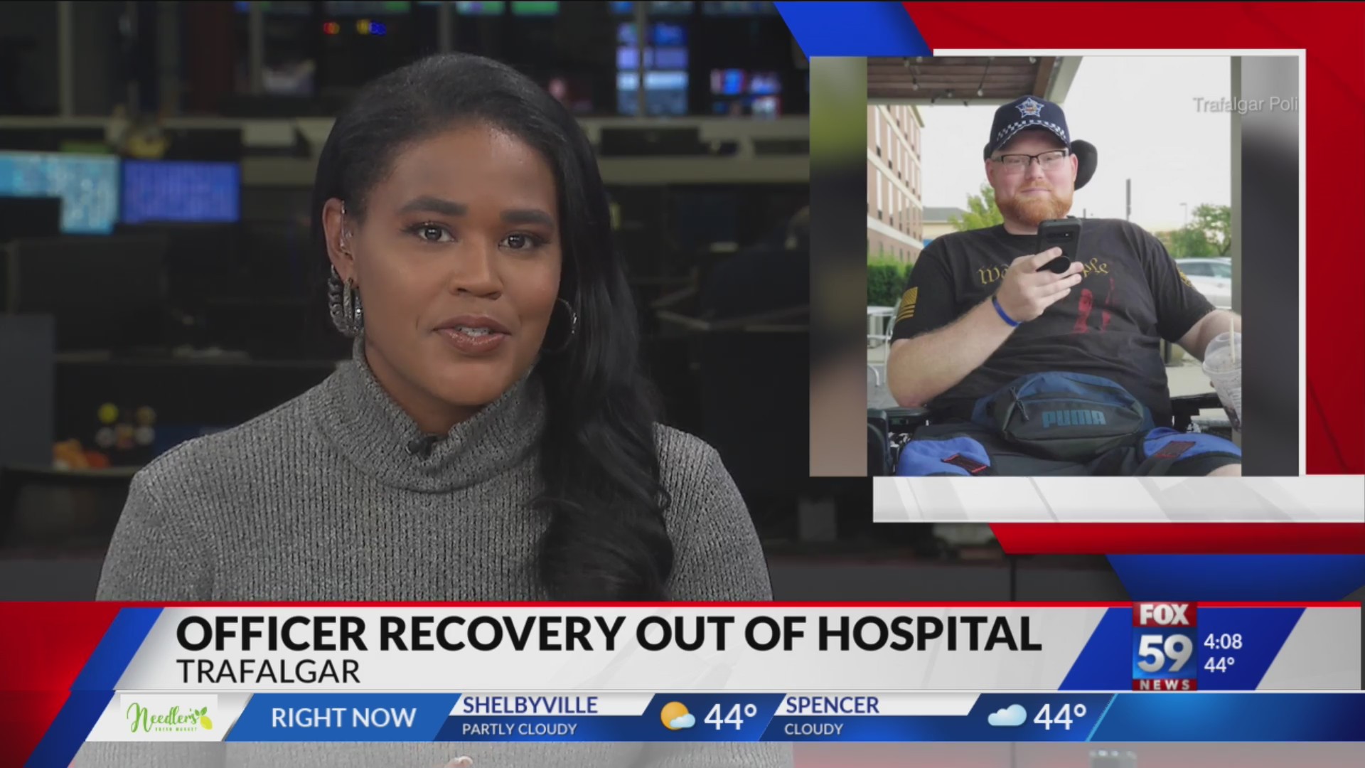 Trafalgar officer injured in crash discharged from hospital after 2 ...