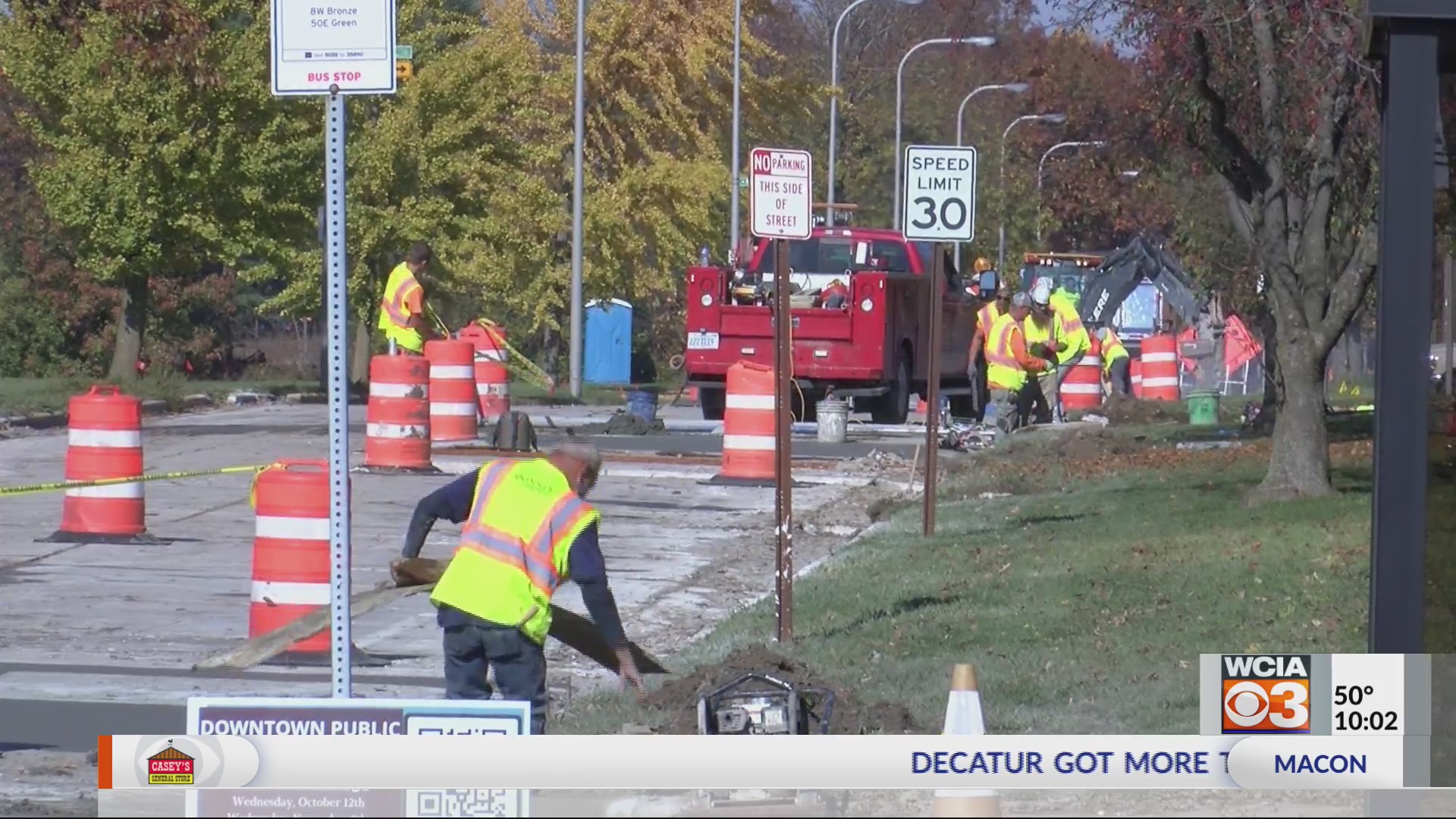 Road Closed After Construction Worker Hit By Car Wcia