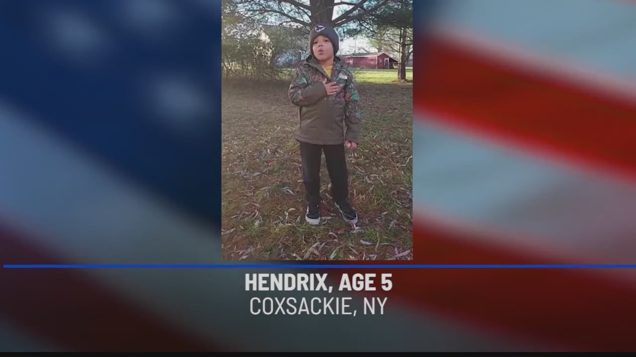 Hendrix gives us our daily Pledge of Allegiance! – NEWS10 ABC
