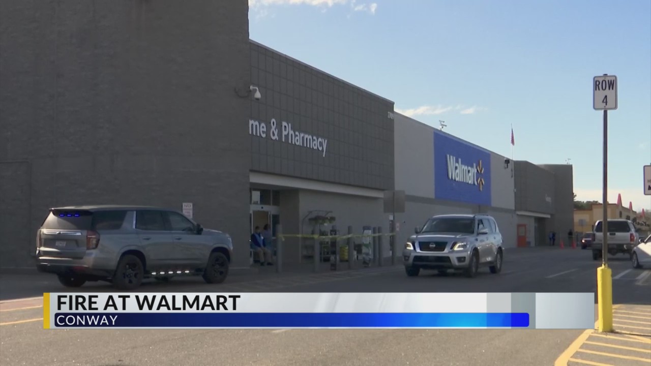 No one hurt in fire at Conway Walmart, officials say – WBTW