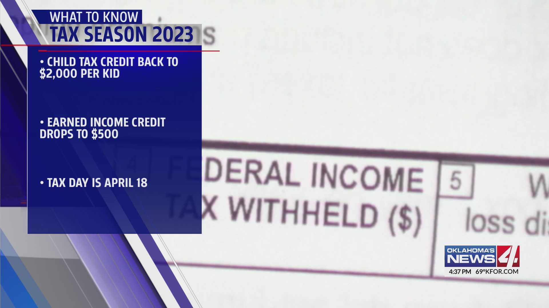 Tax changes 2023 – KFOR.com Oklahoma City