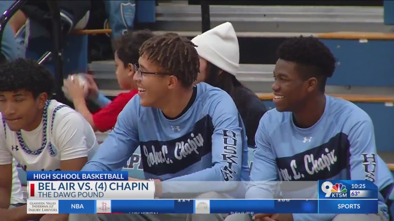 Friday night high school hoops: Chapin takes down Bel Air – KTSM 9 News
