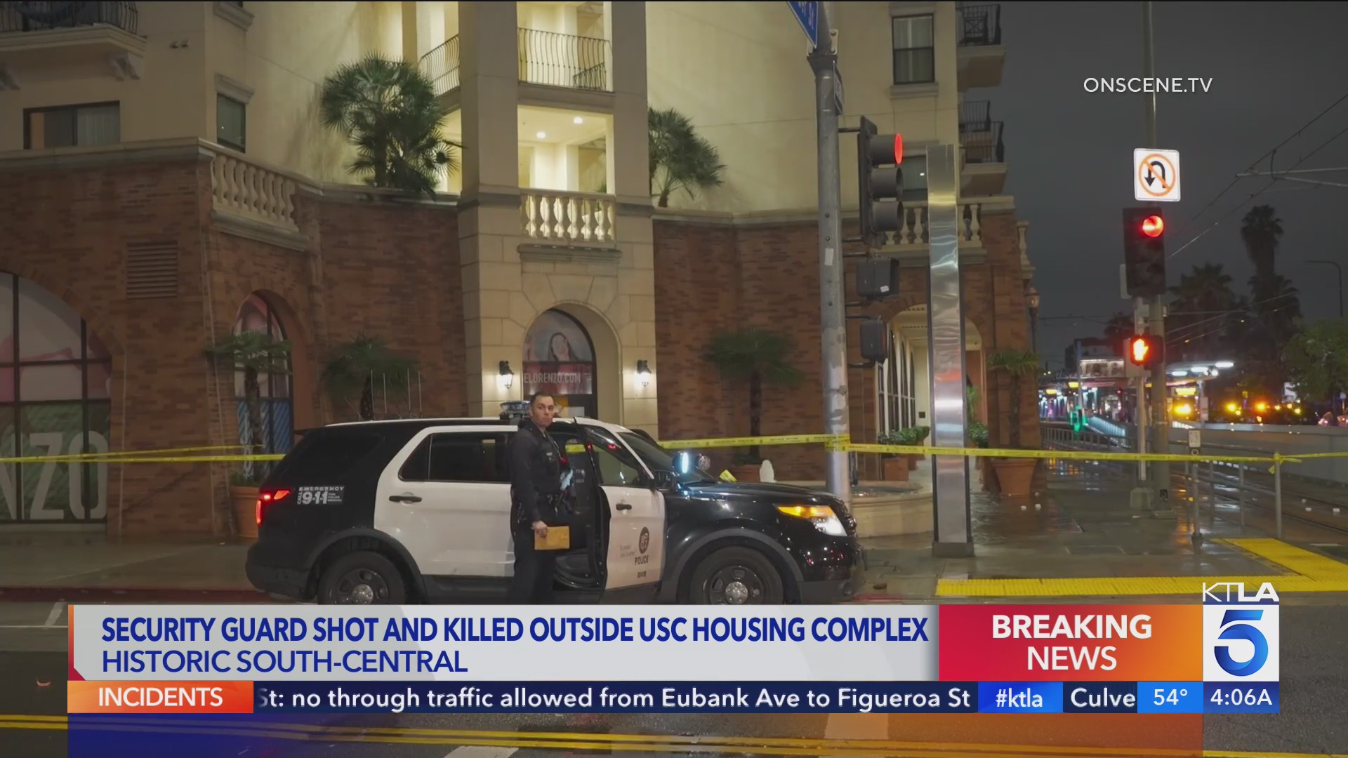 Security guard fatally shot outside USC housing complex – KTLA