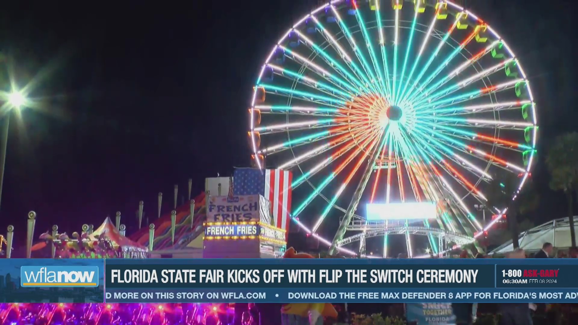 Florida State Fair kicks off with ‘flip the switch’ ceremony – WFLA