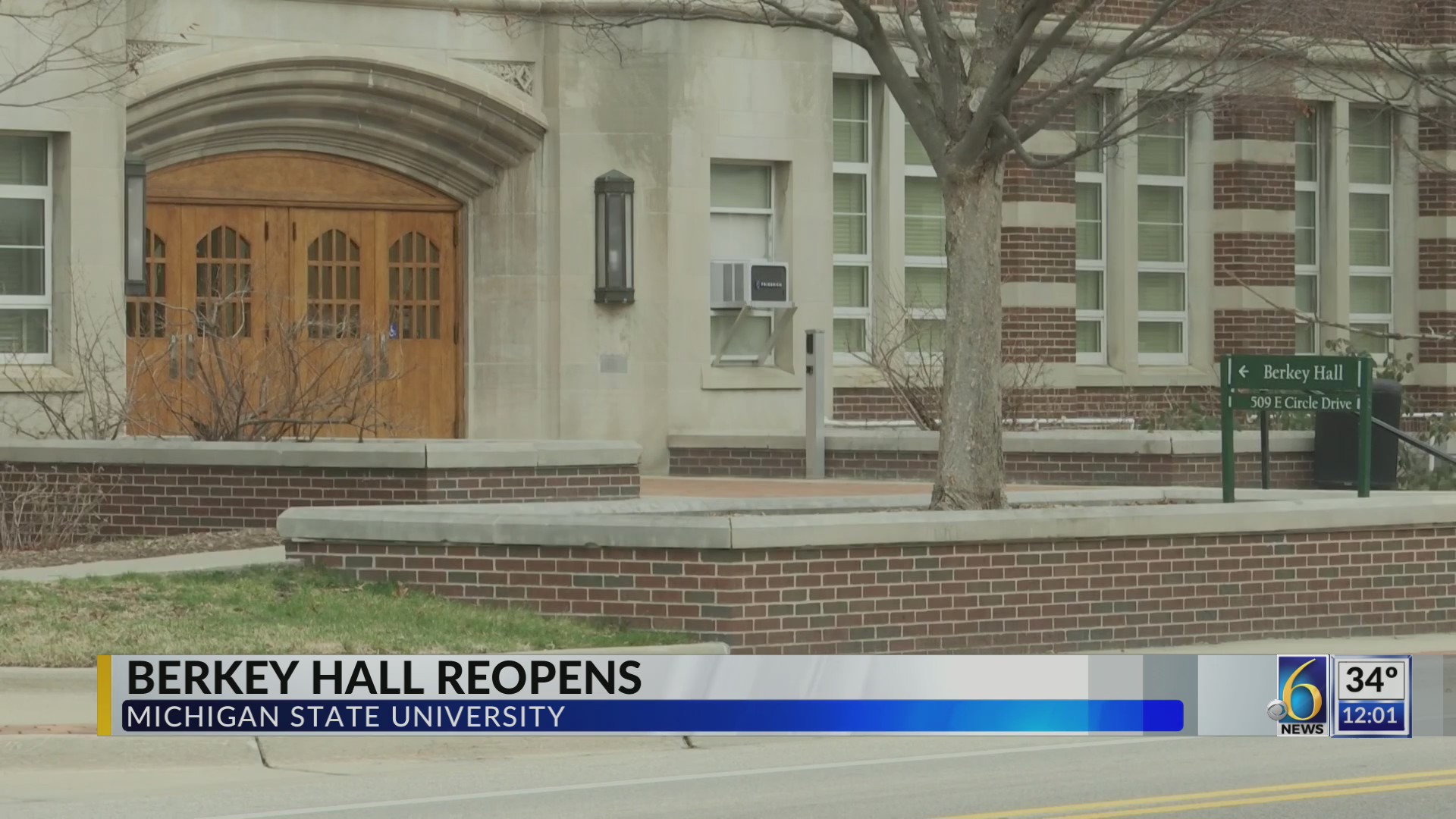 Berkey Hall reopens – WLNS 6 News