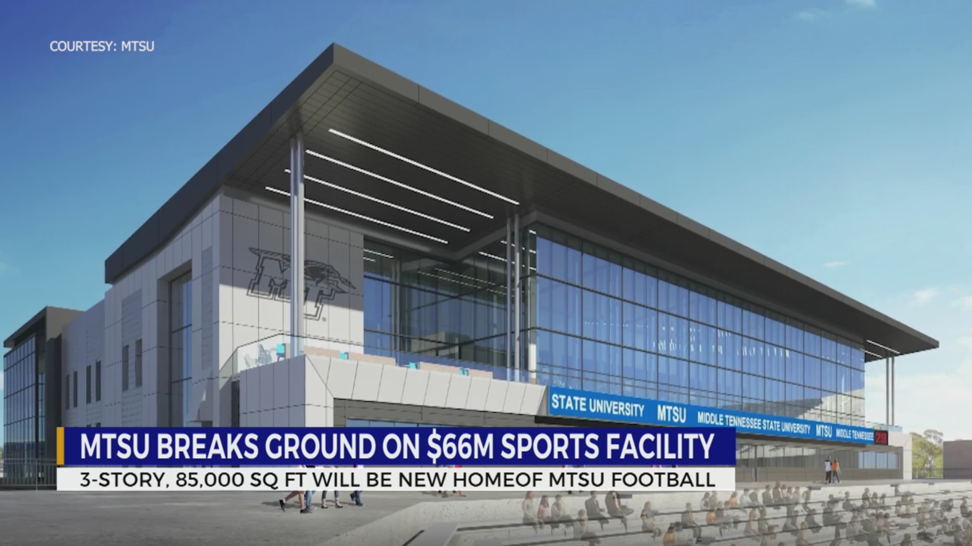 MTSU breaks ground on $66M athletic facility – WKRN News 2