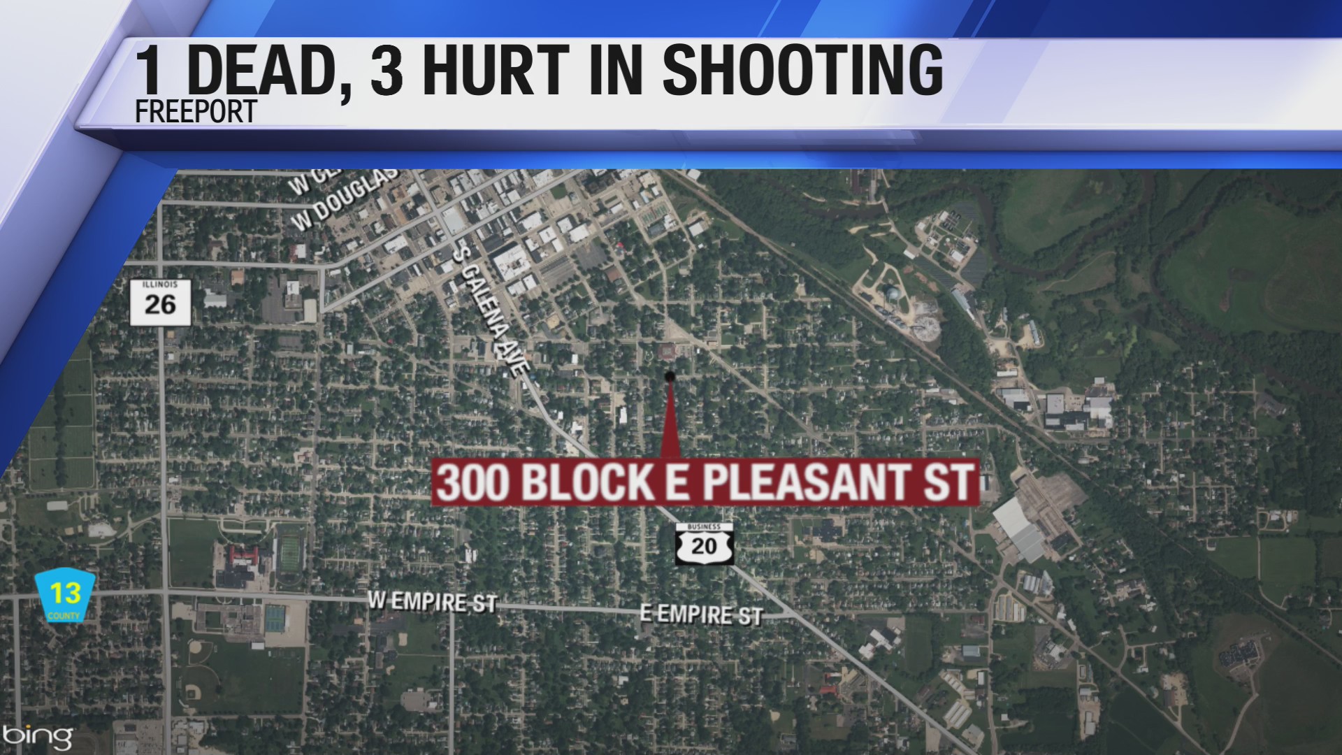 One killed in Freeport shooting, 3 hurt – MyStateline | WTVO News ...