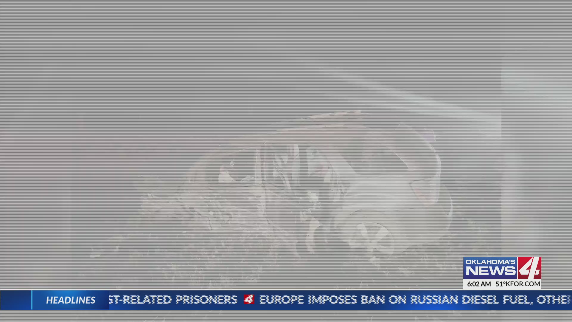 Driver in custody after causing three car crash – KFOR.com Oklahoma City