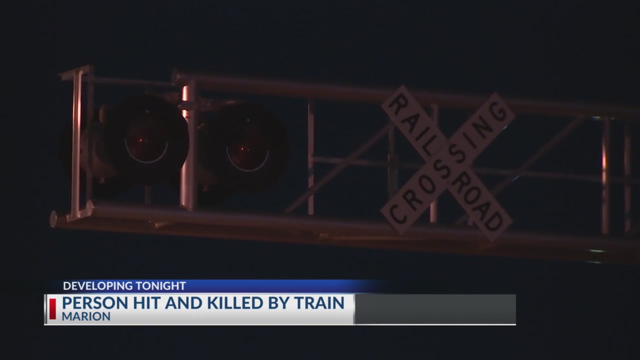 Person dies after being hit by train in Marion – NBC4 WCMH-TV