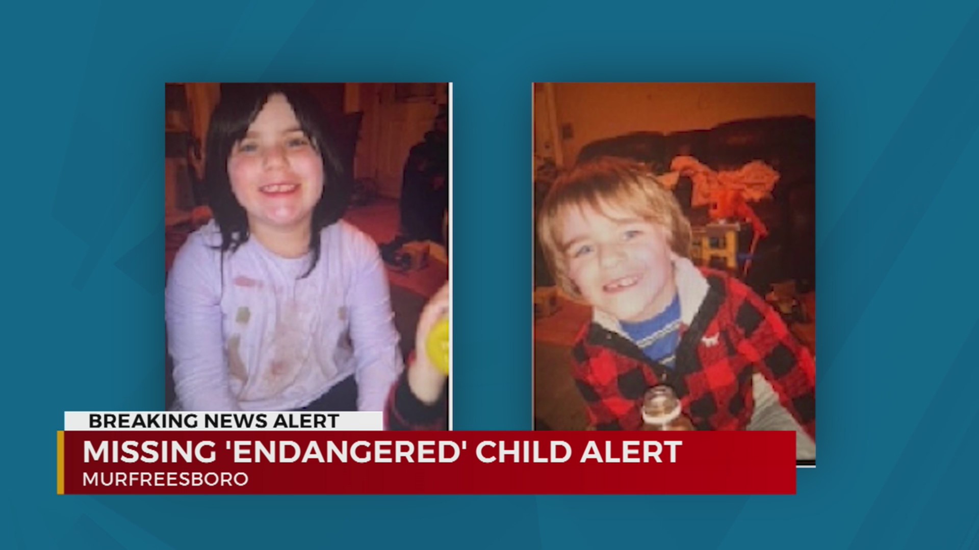 Endangered Child Alert issued for two children last seen in ...