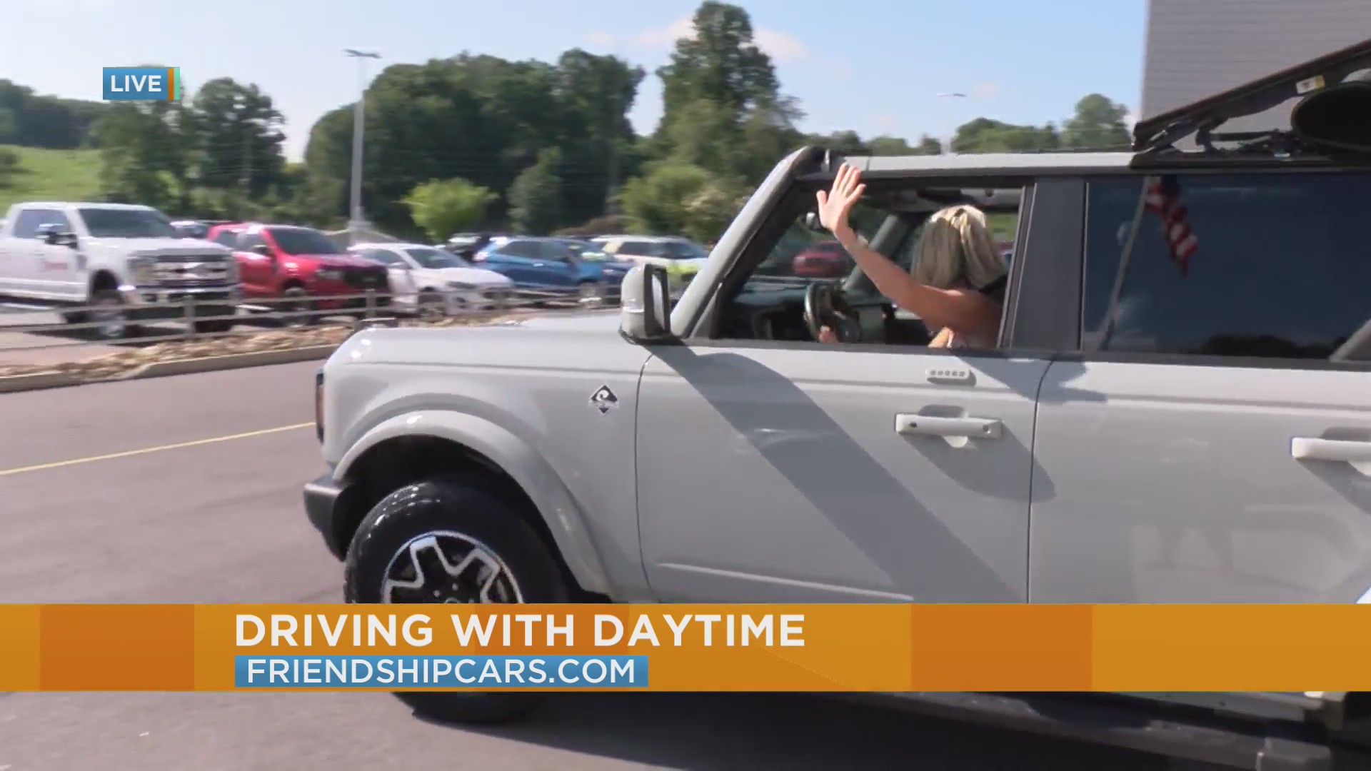 Driving with Daytime by FriendshipCars.com: Amy picks up a brand new ...