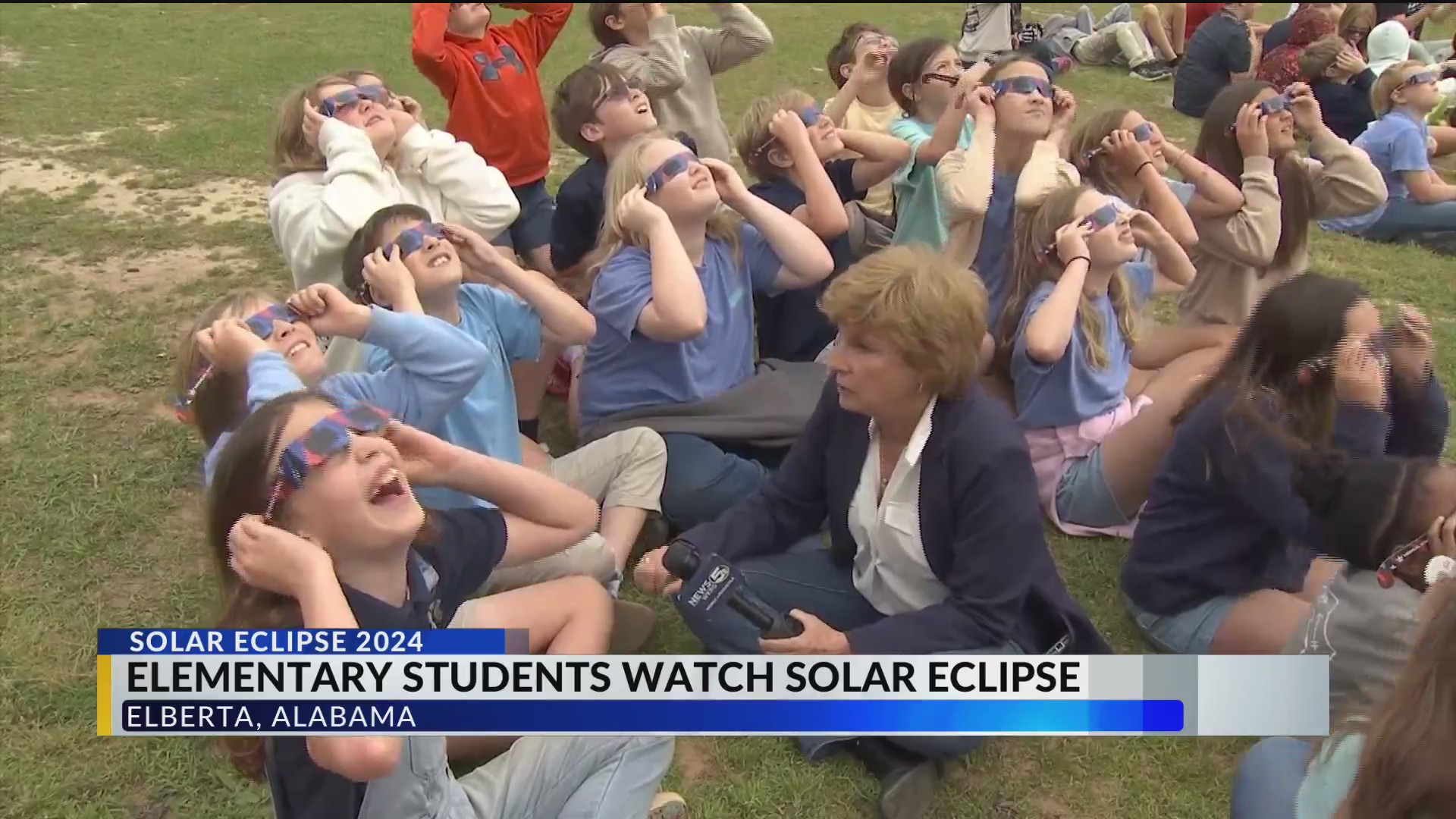 ‘Like Pac-Man eating the sun’: Elberta 5th graders marvel at eclipse ...
